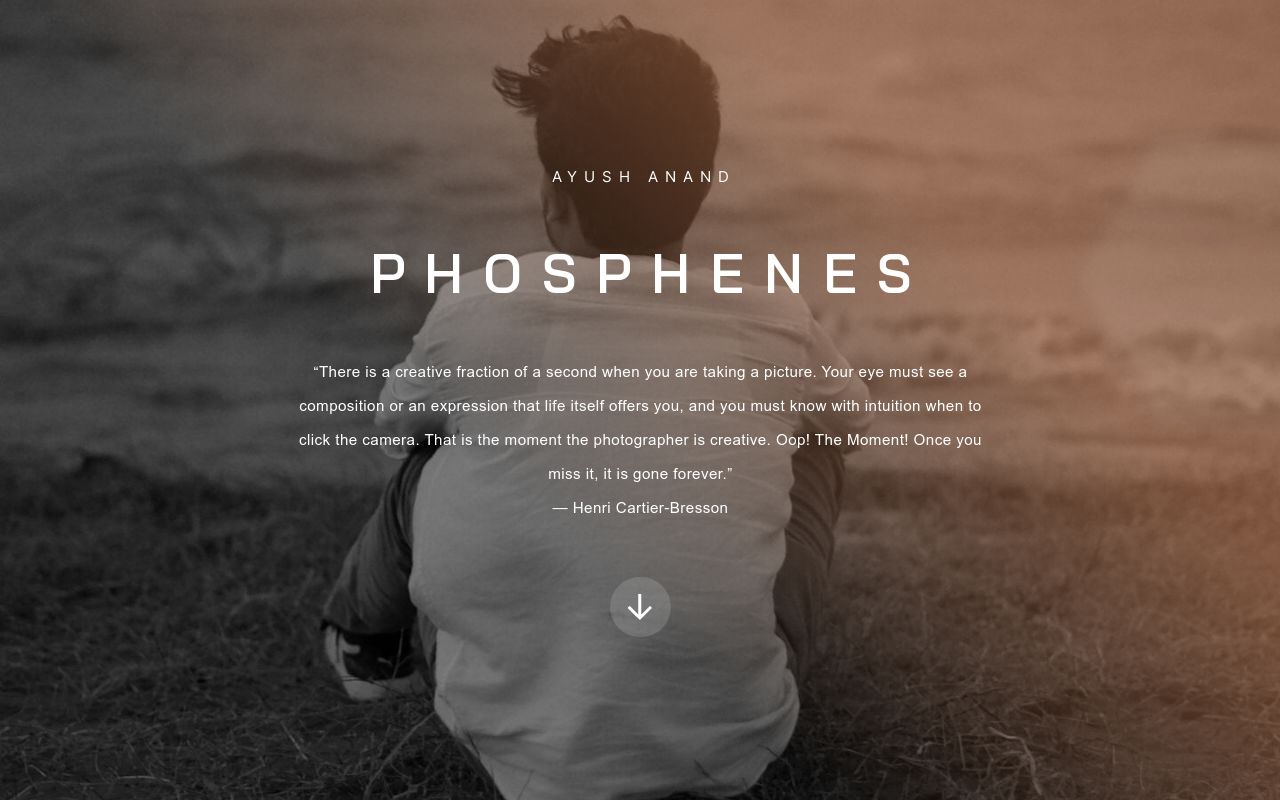 AYUSH'S PHOSPHENES